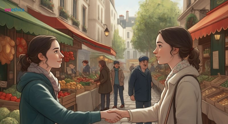 Bonjour avec Esthétique: Maîtriser l'Art des Salutations Françaises